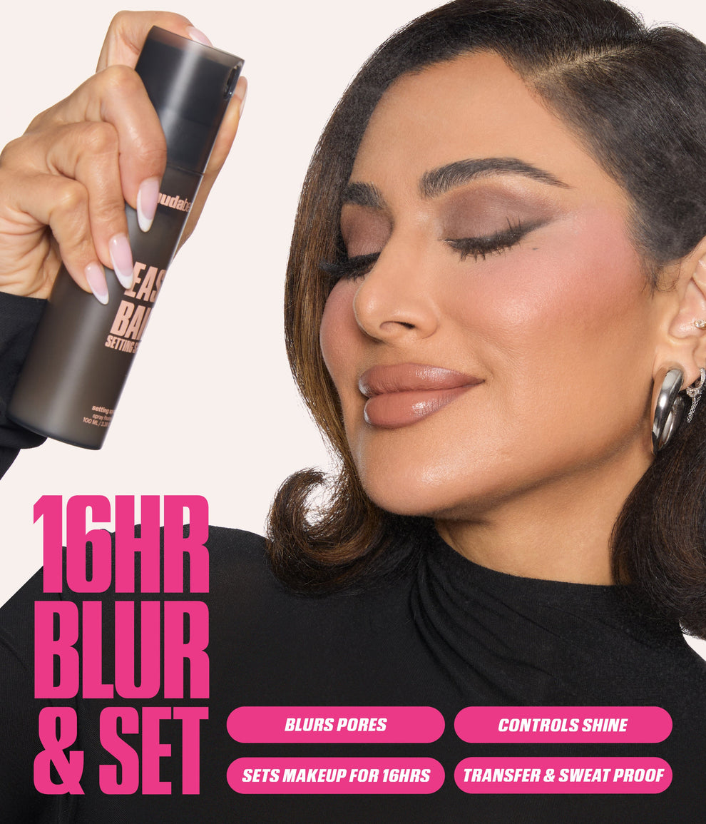 Easy Bake Setting Spray with 16-Hour Wear – Huda Beauty