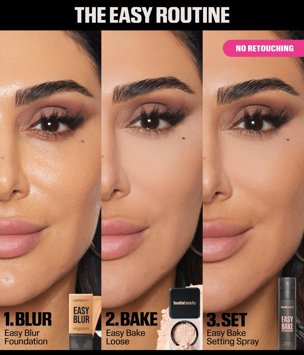 Easy Bake Setting Spray with 16-Hour Wear – Huda Beauty